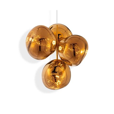 Люстра Tom Dixon Melt Led Gold Small (серия Melt, артикул MEC01GO-CEUM4 ...