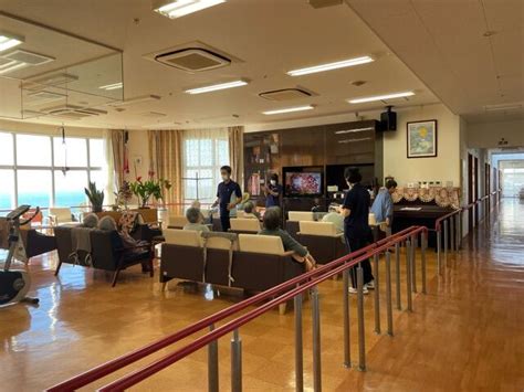 光明荘の朝の風景♪ 盲養護老人ホーム 光明荘