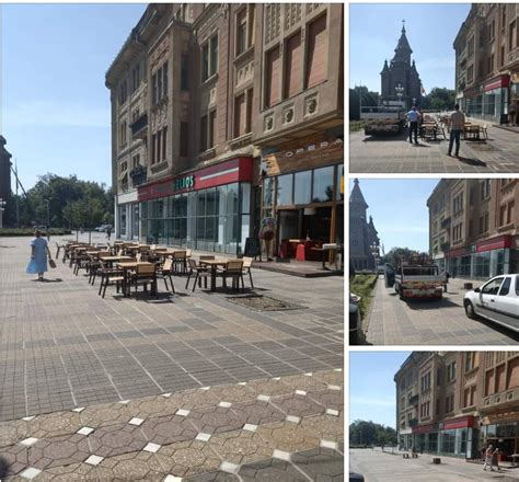 Fritz spune că nu are nimic împotriva teraselor din centrul Timișoarei
