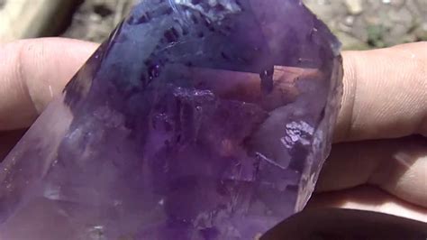 Super High Quality Large Clear Jxr Amethyst Enhydro Quartz Crystal