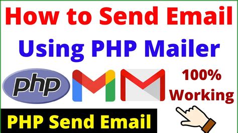 Php Tutorial How To Send Email Using Php With Php Mailer Gmail Smtp Php Send Email Free