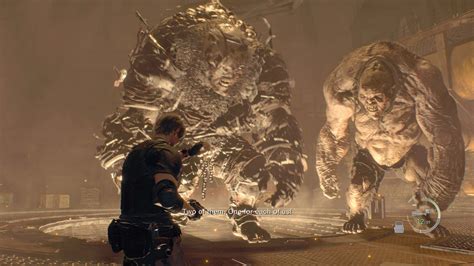 Two El Gigantes Boss Fight Guide Resident Evil Remake Neoseeker