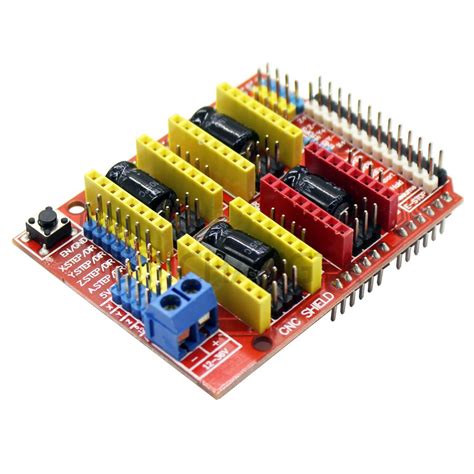 Cnc Carte Dextension De Bouclier V30 Uno R3 Avec Usb Pour Arduino 4 Pièces Moteur Pas à