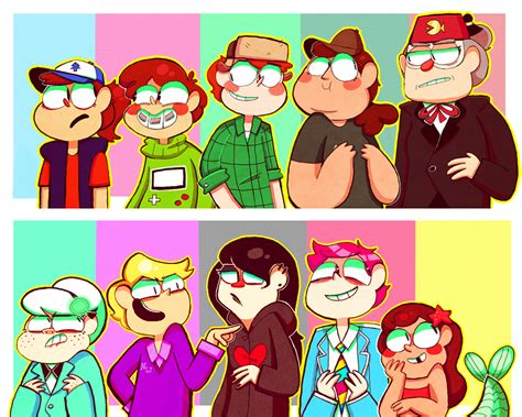 Gravity Falls Genderswaps By Caramelkeks On Deviantart