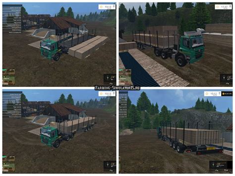 Мод прицеп Fliegl Universal Semitrailer autoload v 1 5 Farming
