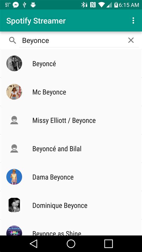 GitHub PrinceCoder SpotifyStreamerApp Media Player Streaming Artist
