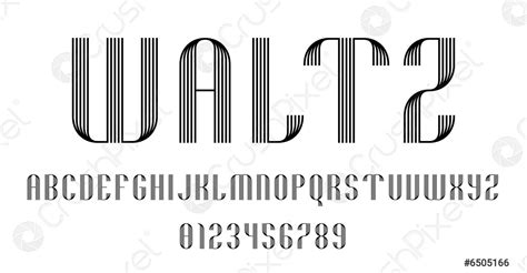 Set Of Alphabets Font Letters And Numbers Stock Vector 6505166 Crushpixel