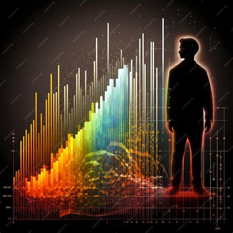 Premium Photo Spectrum Histogram Frequencies Data Visualization Tools