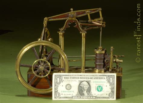 Exceedingly Rare And Early Model Of A Four Column Rotative James Watt