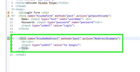 Dimensi TutupBotol Contoh Redirect Di Servlet