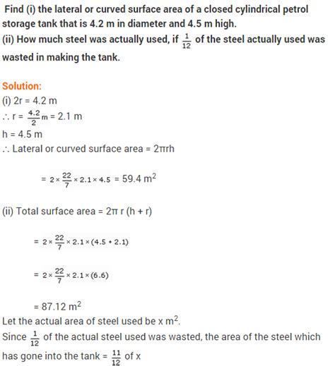 Ncert Solutions For Class 9 Maths Chapter 13 Surface Areas And Volumes 13 2