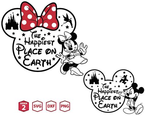 The Happiest Place On Earth Svg Upp1029 Upplop Graphics Resources