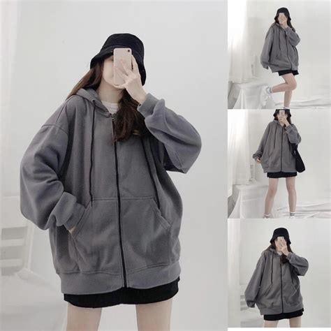 Jual Jaket Zipper Hoodie Oversize Xxl Sweater Ziper Hoodie Polos Pria