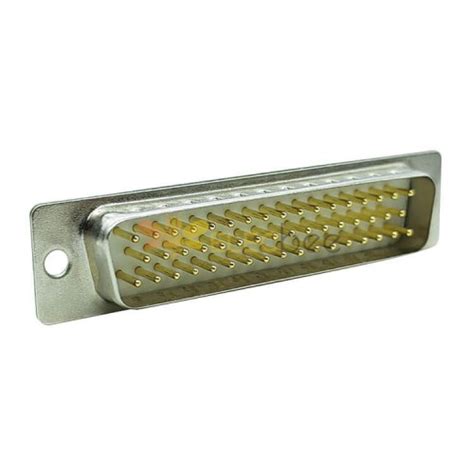 D Sub 50pin Connector Straight Male Solder Type 50pin 3 Row Solid Pin