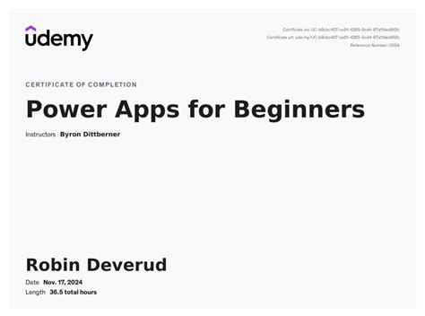 robin deverud on linkedin i finally finished the course power apps for beginners by byron…