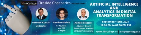 Artificial Intelligence And Analytics In Digital Transformation Event