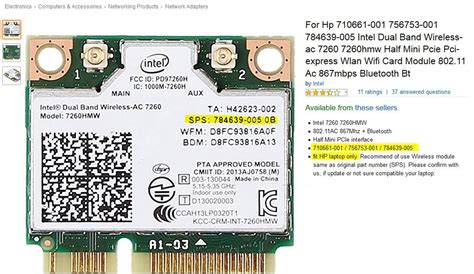 Upgrade Wifi Card To Intel Dual Band Wireless Ac 7260 Bios Hp