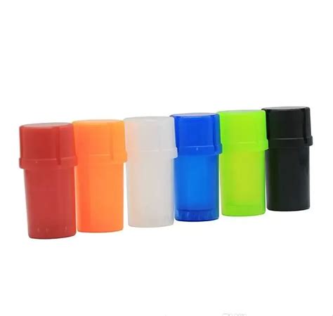 40 Mm 3 Partes Molinillo De Tabaco De Plástico Sistema De Bloqueo De Giro Seguro Molinillos De
