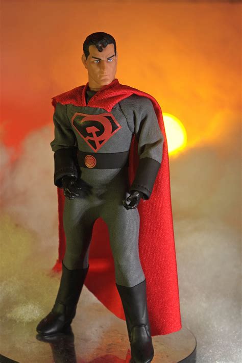 Mego Dc Heroes Red Son Superman Px Action Figure Collectors Edge Comics