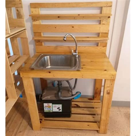 รวม 31 ไอเดียการ Diy “ซิงค์ล้างจาน” จากไม้พาเลท ใช้งานนอกบ้านและในสวน