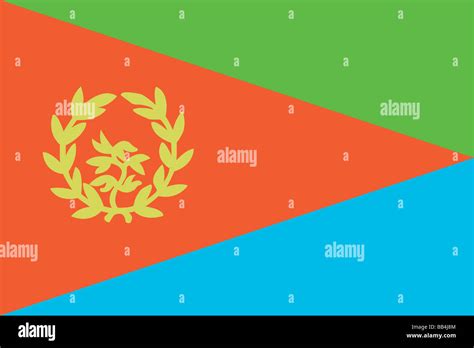 Historical Flag Of Eritrea A Country On The Horn Of Africa From To Stock Photo Alamy
