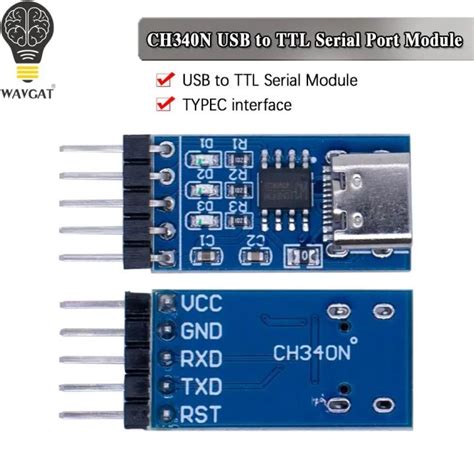type c usb to ttl serial port ch340n module ch340 dc 5v 3 3v upgrade