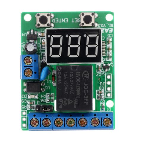Dc 12v Relay Module Voltage Detection Charging Discharge Monitor Test