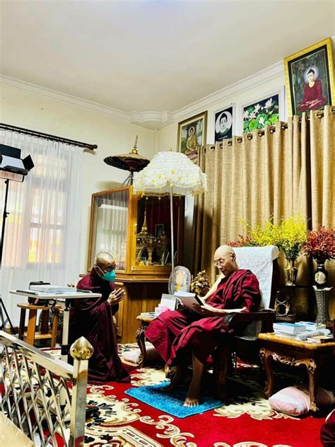 ဒေါက်တာ အရှင်နန္ဒမာလာ ဘိဝံသ ပညာဘူမိတက္ကသိုလ် သဘာပတိဆရာတော်ကြီးထံသို့ရ