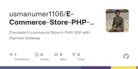 GitHub Usmanumer E Commerce Store PHP OOP Complete E Commerce Store In PHP OOP With