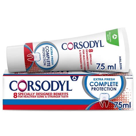 Corsodyl Complete Protection Gum Toothpaste Extra Fresh Ocado