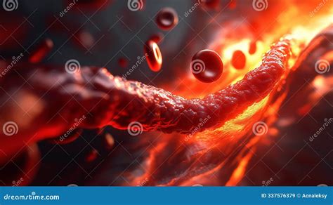 Arterial Plaque Formation Shown In High Resolution Cholesterol