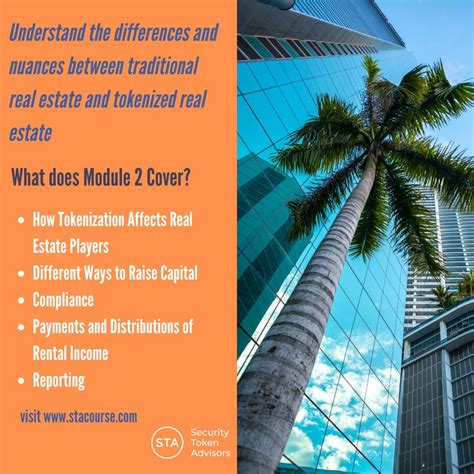 Module 2 Of The Security Token Advisors Real Estate Tokenization