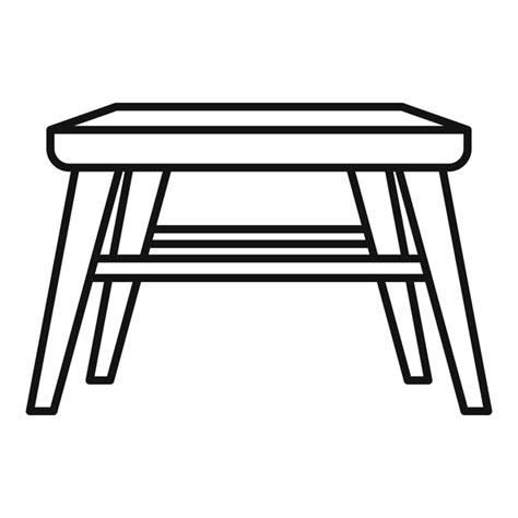 屋外ガーデン家具アイコン白い背景に分離された Web デザインの屋外ガーデン家具ベクトル アイコンを概要します。 プレミアムベクター