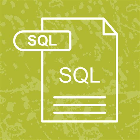 ícone Do Vetor Sql 19509533 Vetor No Vecteezy