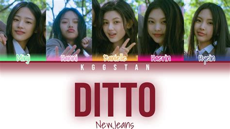NewJeans Ditto Color Coded Lyrics Han Rom Eng YouTube