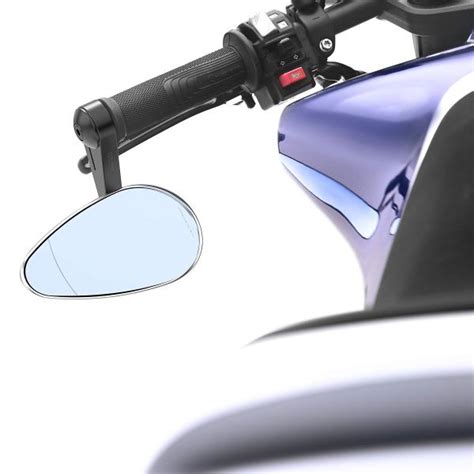 Rizoma Reverse Radial End Bar Two Position Approved Aluminum Mirror