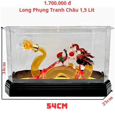 VỎ Chai RƯỢu ThỦy Tinh HÌnh RỒng 2024 Vỏ Chai Rượu Ngoại 12 Con Giáp