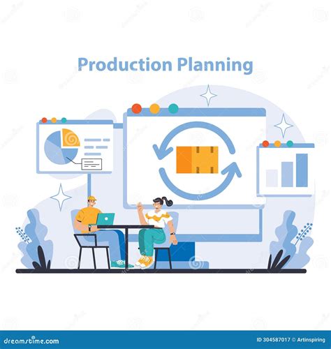 Production And Quality Concept Flat Vector Illustration Stock Illustration Illustration Of