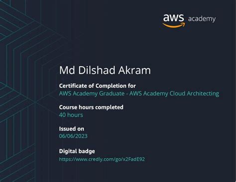 Awsacademy Cloudarchitect Aws Cloudcomputing Digitaltransformation