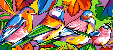 Canevas Les Oiseaux B