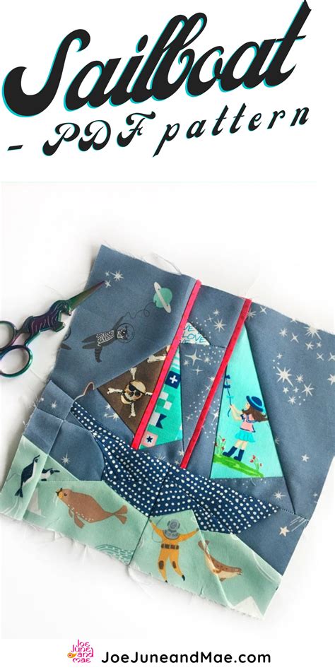 Sailboat Quilt Block Pattern Quilt Blocks Foundation Paper Piecing