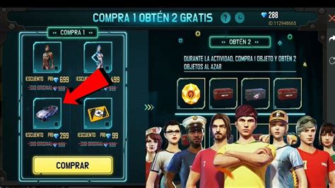 NOVEDADES DE FREE FIRE COMO FUNCIONA EL NUEVO EVENTO WEB C0MPRA 1 Y