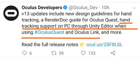 Hand Tracking Support On Pc Through Unity Editor When Using Oculus Quest And Oculus Link R
