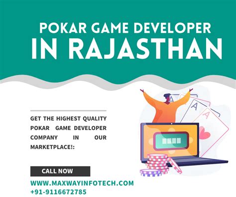 POKAR GAME DEVELOPER IN RAJASTHAN Maxway Infotech