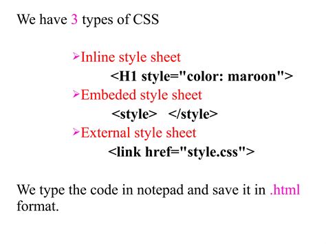 Introduction To Css And Its Attributes With Syntax Odp Web Design And Html Internet