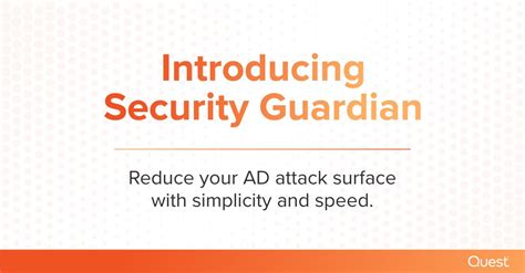 Quest Software On Linkedin Active Directory Security Tool Security Guardian