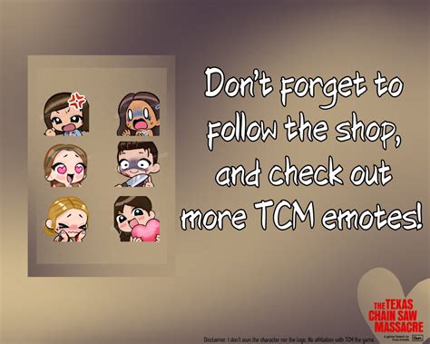 Cook Twitch Emotes Discord Emotes Texas Chainsaw Massacre Emotes Cook