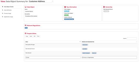 Data Object Summary The Essential Project