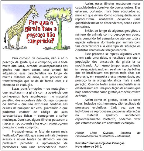 Exemplos De Texto De Divulgação Cientifica Fdplearn