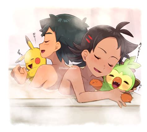 Pikachu Ash Ketchum Grookey And Goh Pokemon And 2 More Drawn By Ze